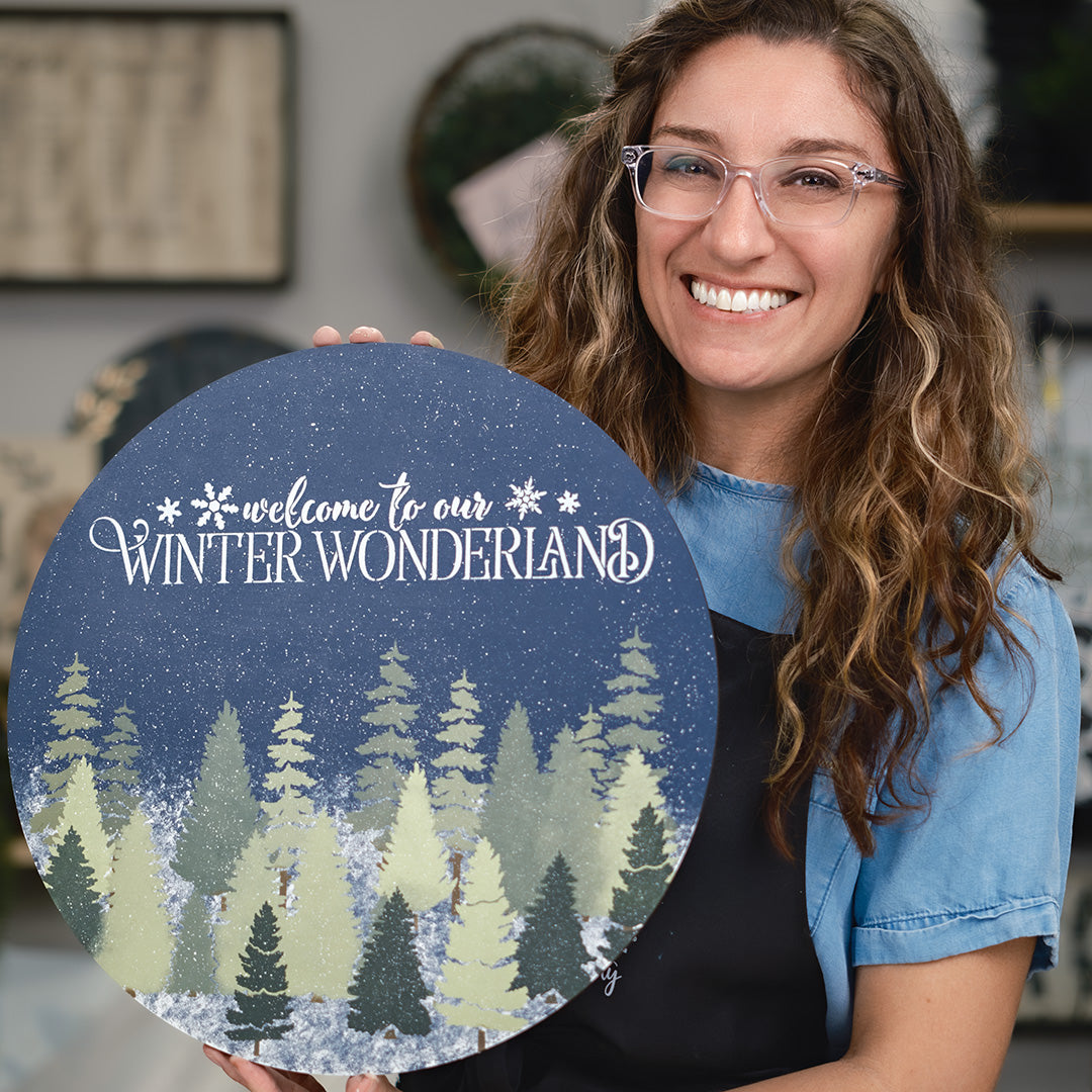 Paint a Layered Forest of Trees with Stencils – StudioR12 Stencils