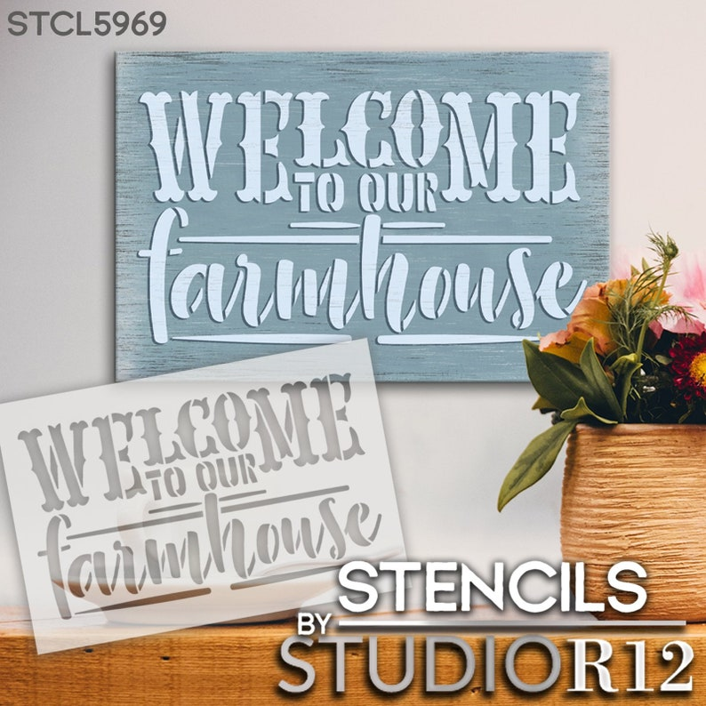 Creative Ways to Use Farmhouse Stencils for Any Style – StudioR12 Stencils