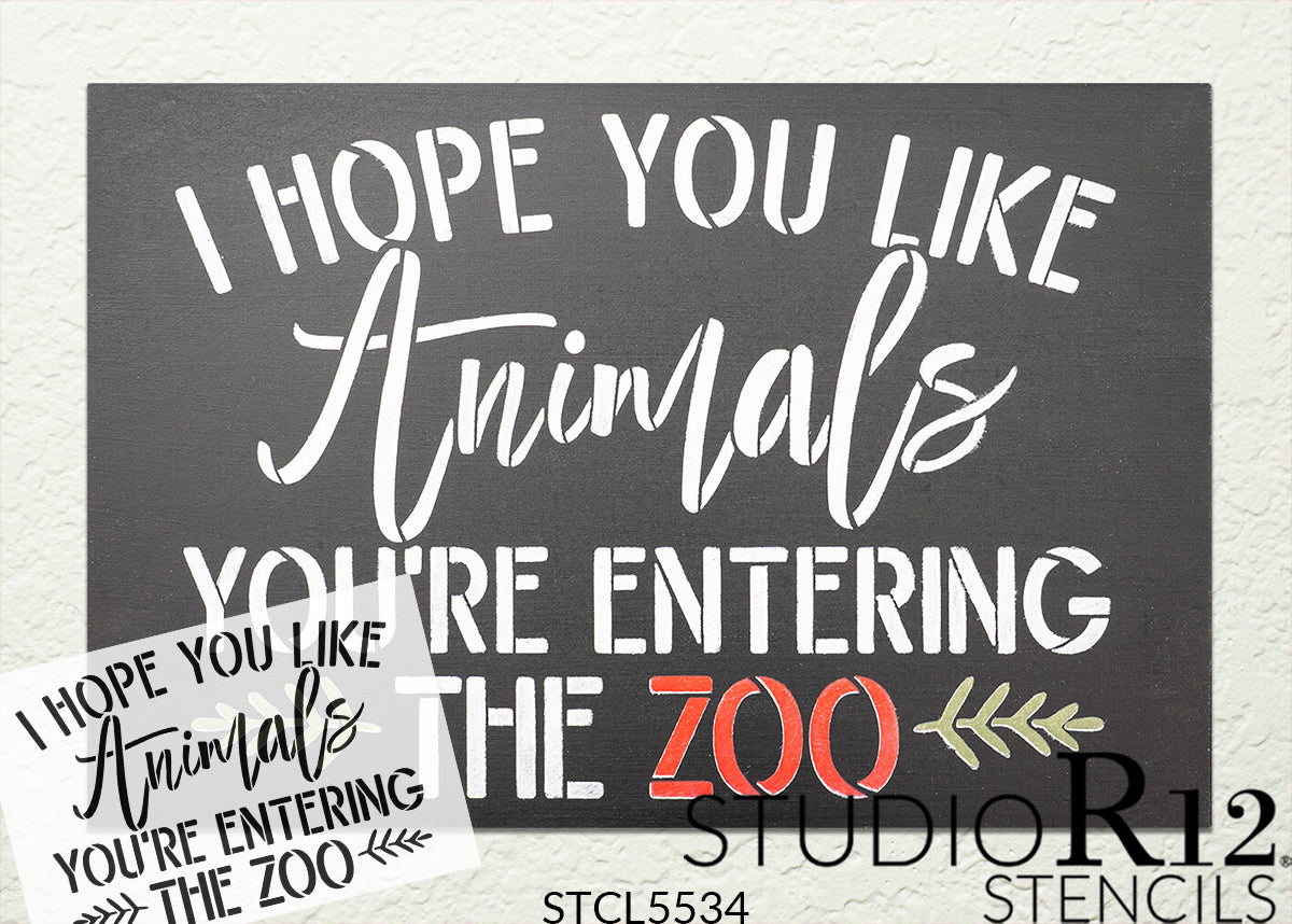 Zoo Animal Stencils – StudioR12 Stencils