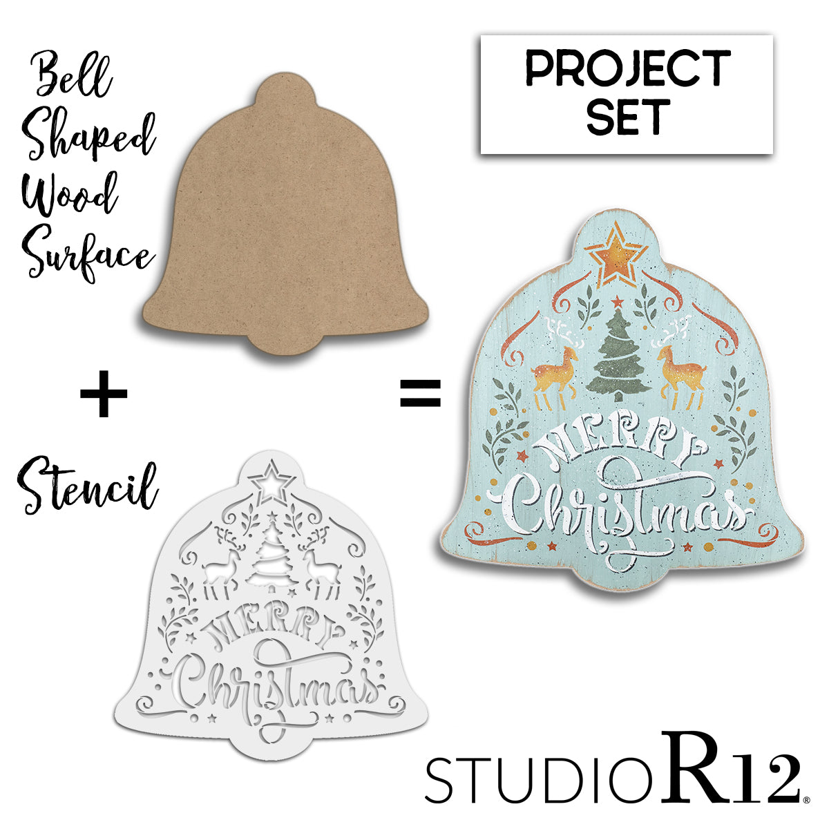 Christmas Bell Stencil